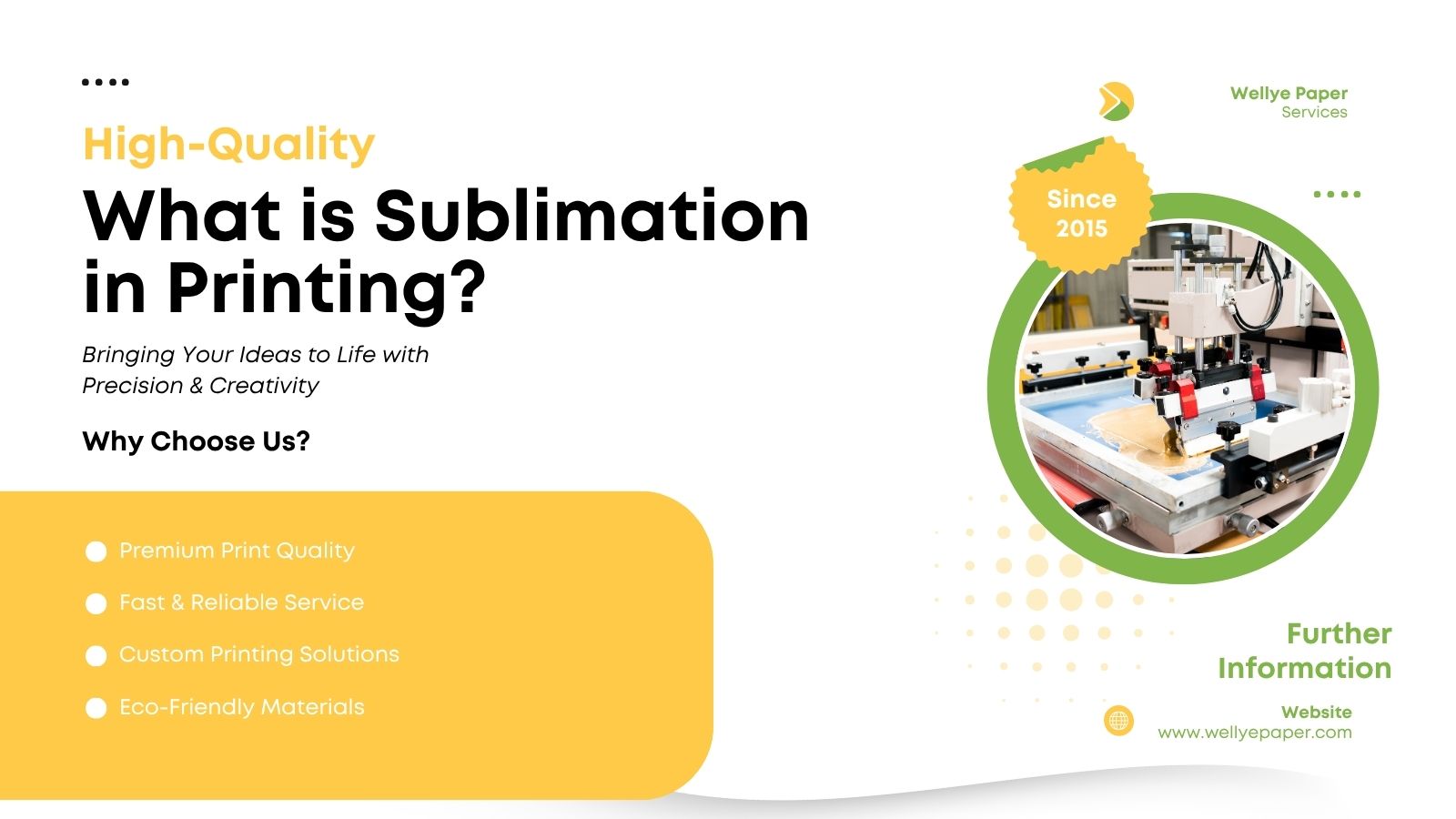 What is Sublimation in Printing?